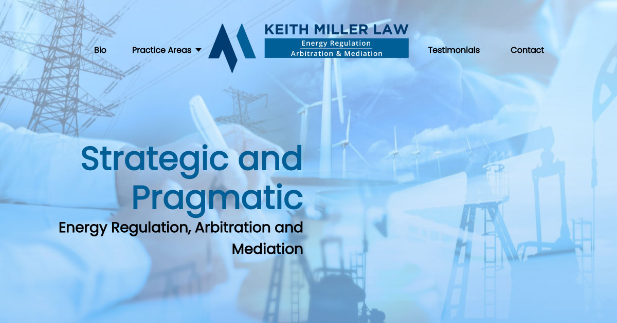 Energy Regulatory Law Practice - Keith Miller Law | Calgary, Alberta ...